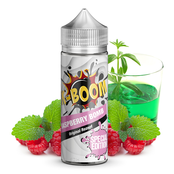 K-BOOM Raspberry Bomb Original Rezept Aroma 10ml | ZAZO